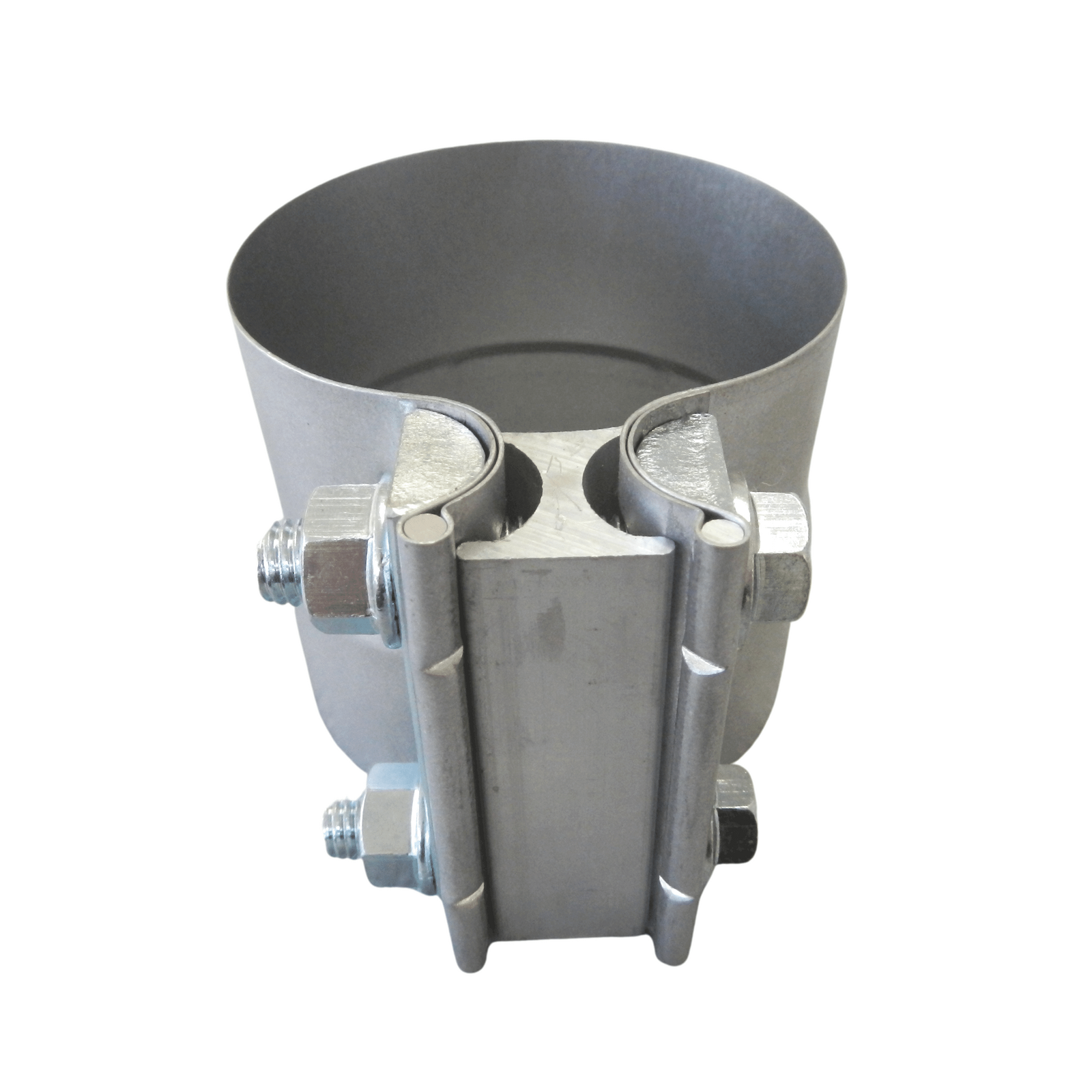 2" Up To 6" Inch Wide Band Clamp Lap Type Aluminized Steel