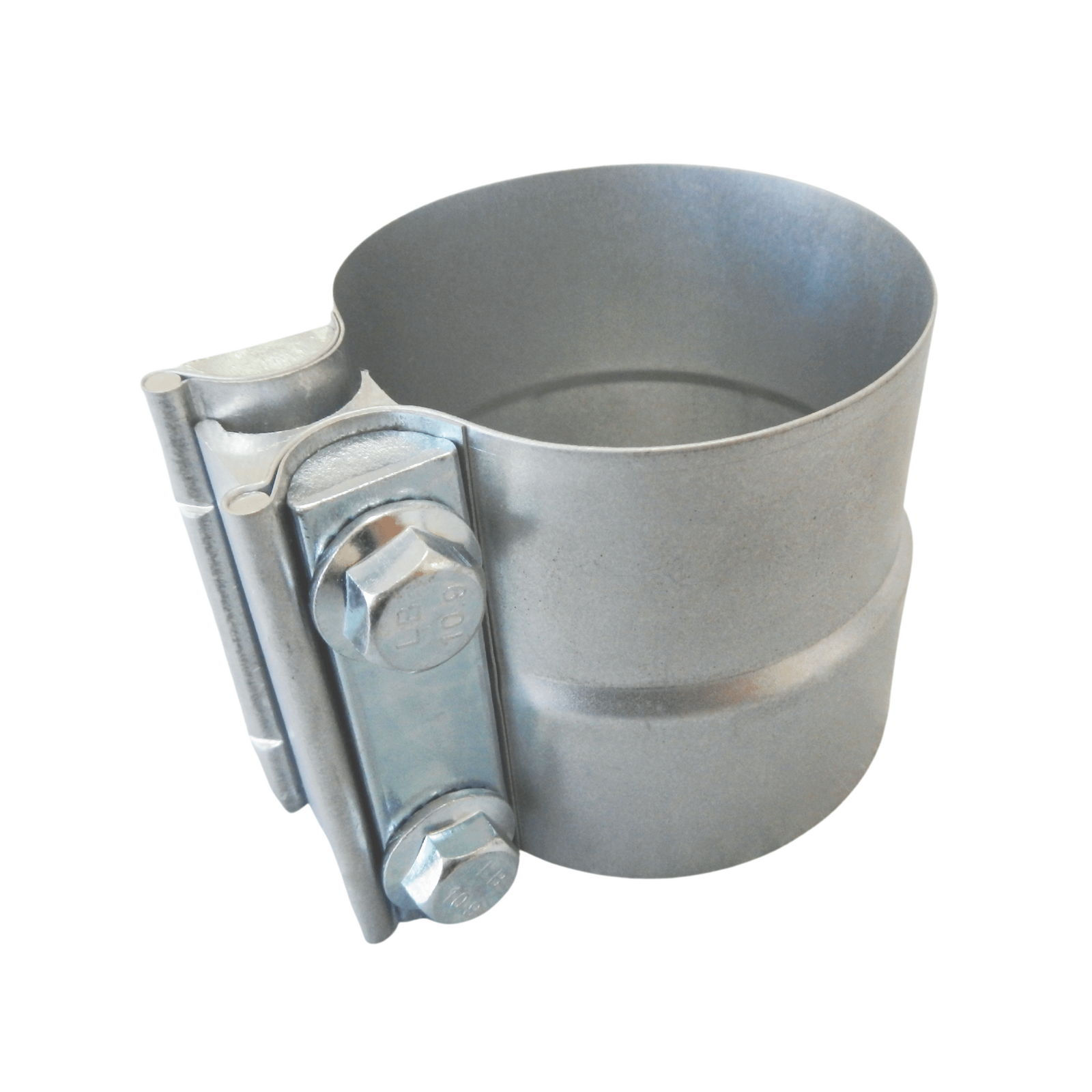 2" Up To 6" Inch Wide Band Clamp Lap Type Aluminized Steel