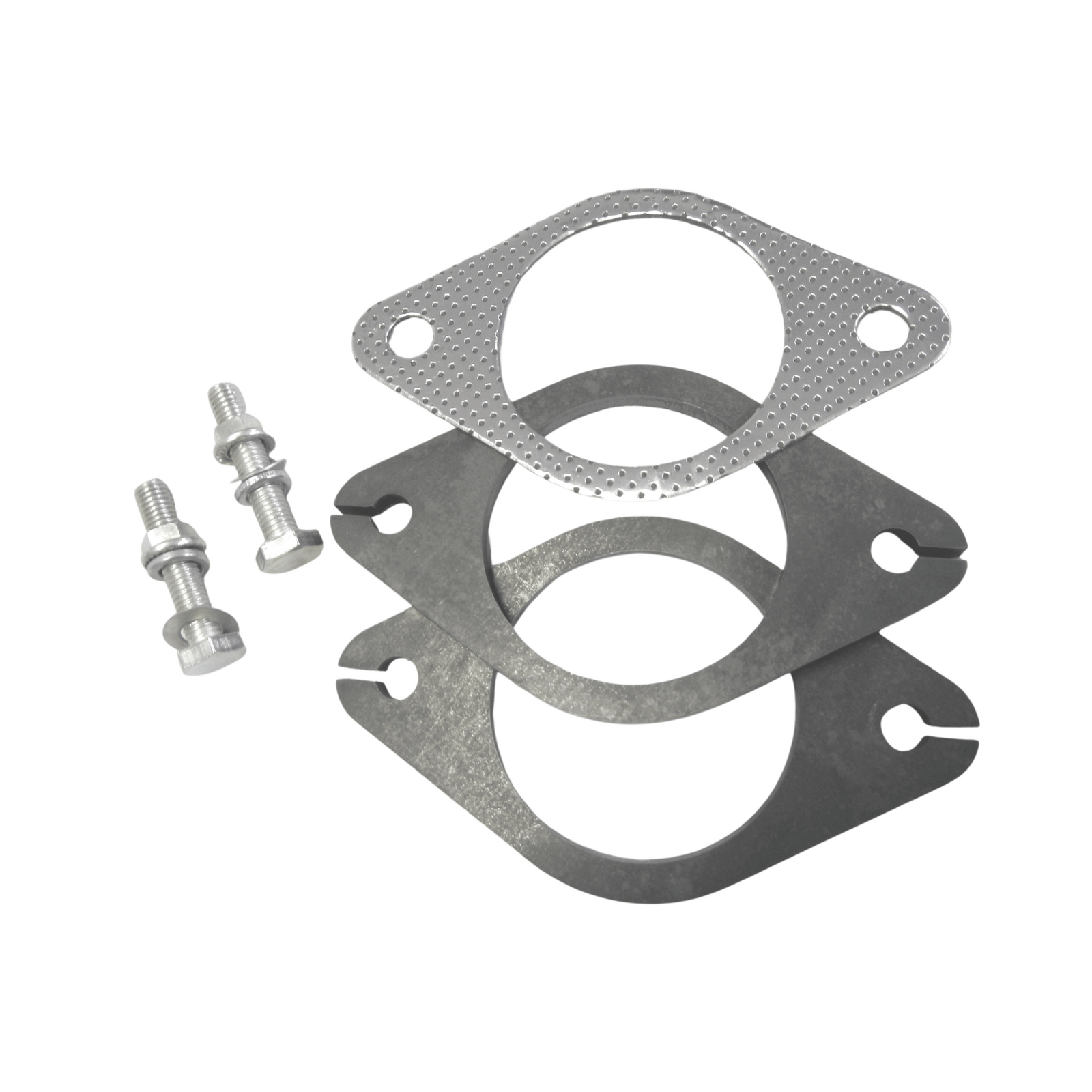 2" Up to 4" Exhaust Flange Kit 2 Bolt Mild Steel - EXO Auto Parts